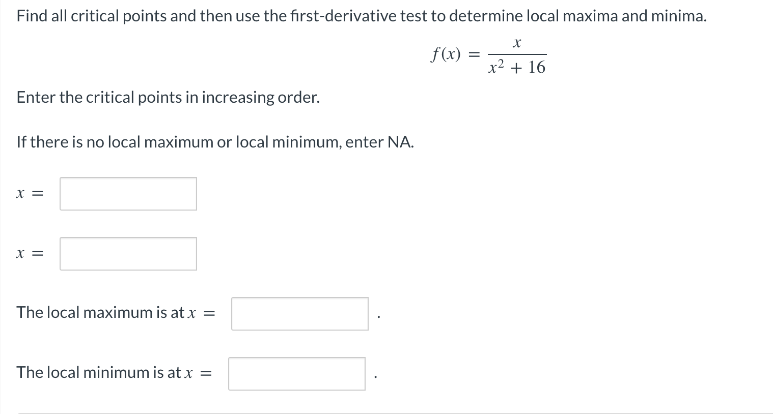 Solved Find all critical points and then use the | Chegg.com