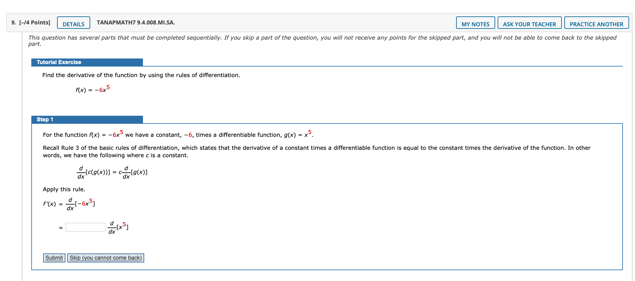 Solved Find the derivative of the function by using the | Chegg.com
