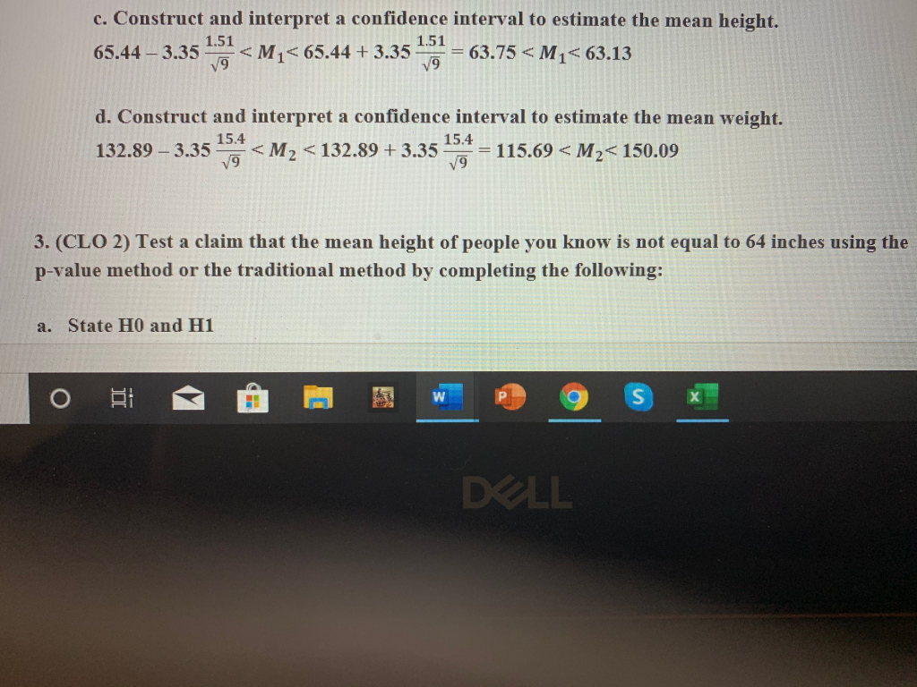 Solved c. Construct and interpret a confidence interval to | Chegg.com