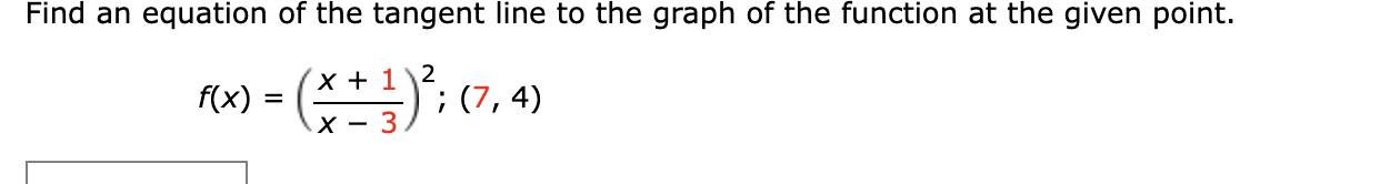 Solved Find an equation of the tangent line to the graph of | Chegg.com