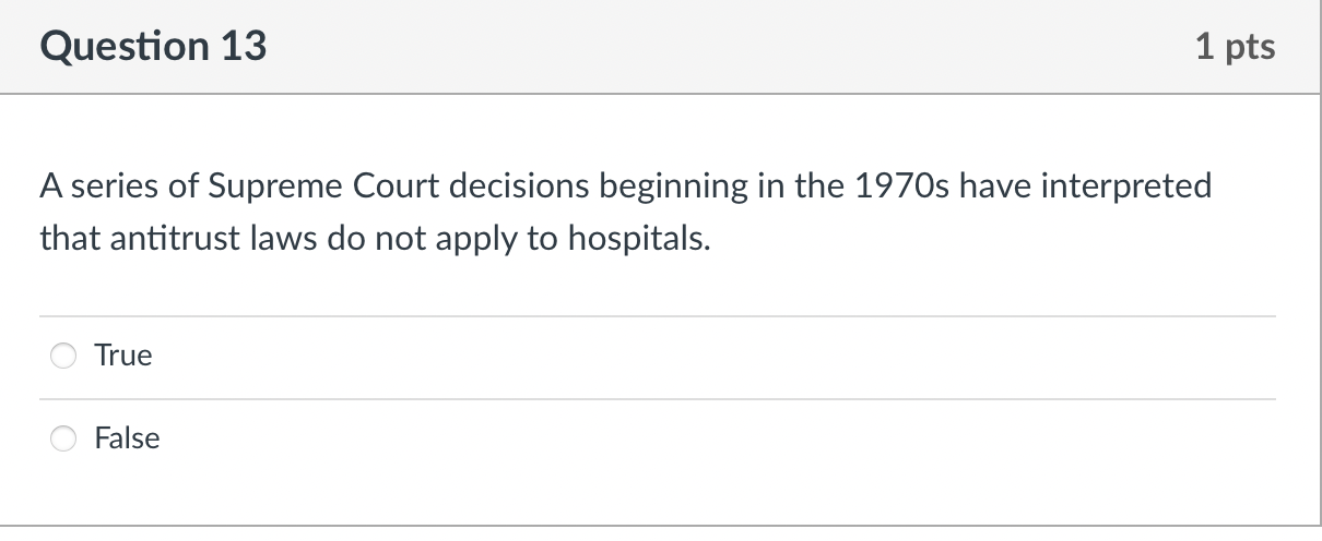 Solved A series of Supreme Court decisions beginning in the | Chegg.com