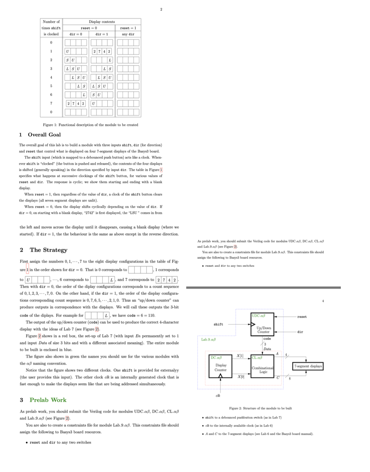 Solved I need 4 different modules UDC, DC, CL, and Lab9. | Chegg.com