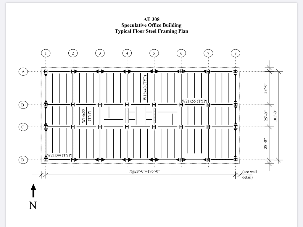 AE 308 Homework Assign ment 4 For the building | Chegg.com