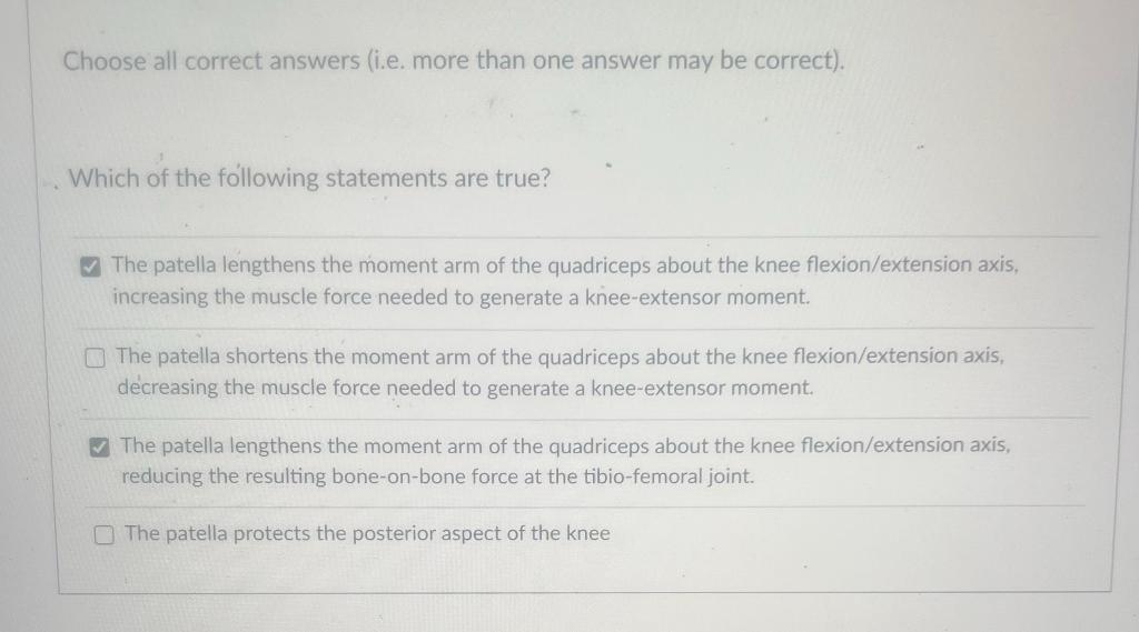 Solved Choose all correct answers (i.e. more than one answer | Chegg.com