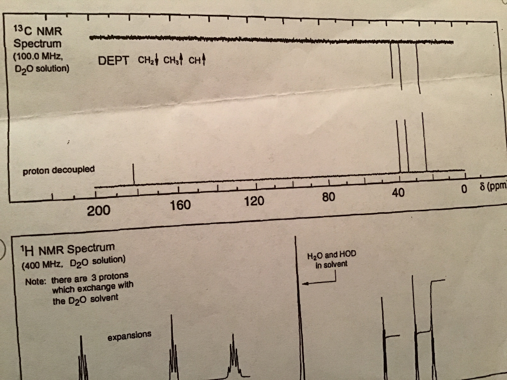 13C NMR Spectrum (100.0 MHz, DEPT cHat cHst CHt 020 | Chegg.com