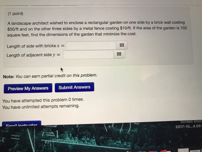 Solved Previous Problem ListNext (1 point) Suppose that 188 | Chegg.com