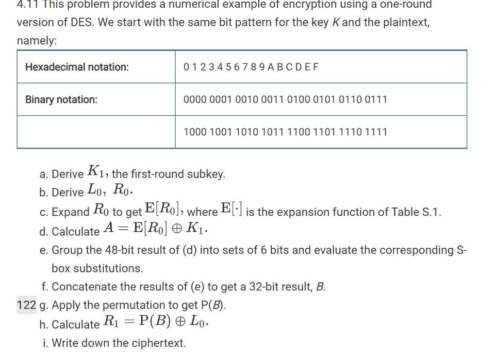 Solved 4.11 This problem provides a numerical example of | Chegg.com