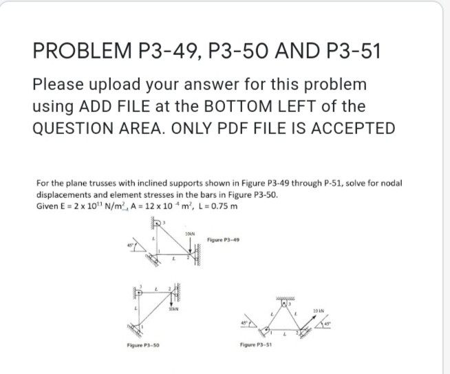 PROBLEM P3-49, P3-50 AND P3-51 Please upload your | Chegg.com