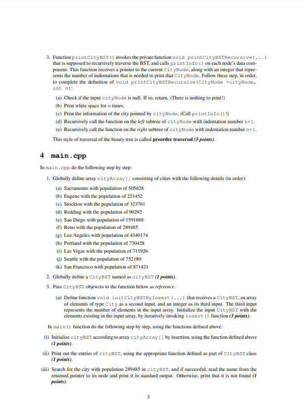 COMP 53: Binary Search Tree Lab, part 1 Instructions: | Chegg.com