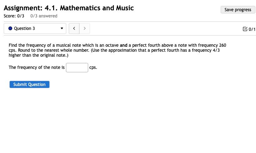 Solved Find the frequency of a musical note which is 4 | Chegg.com