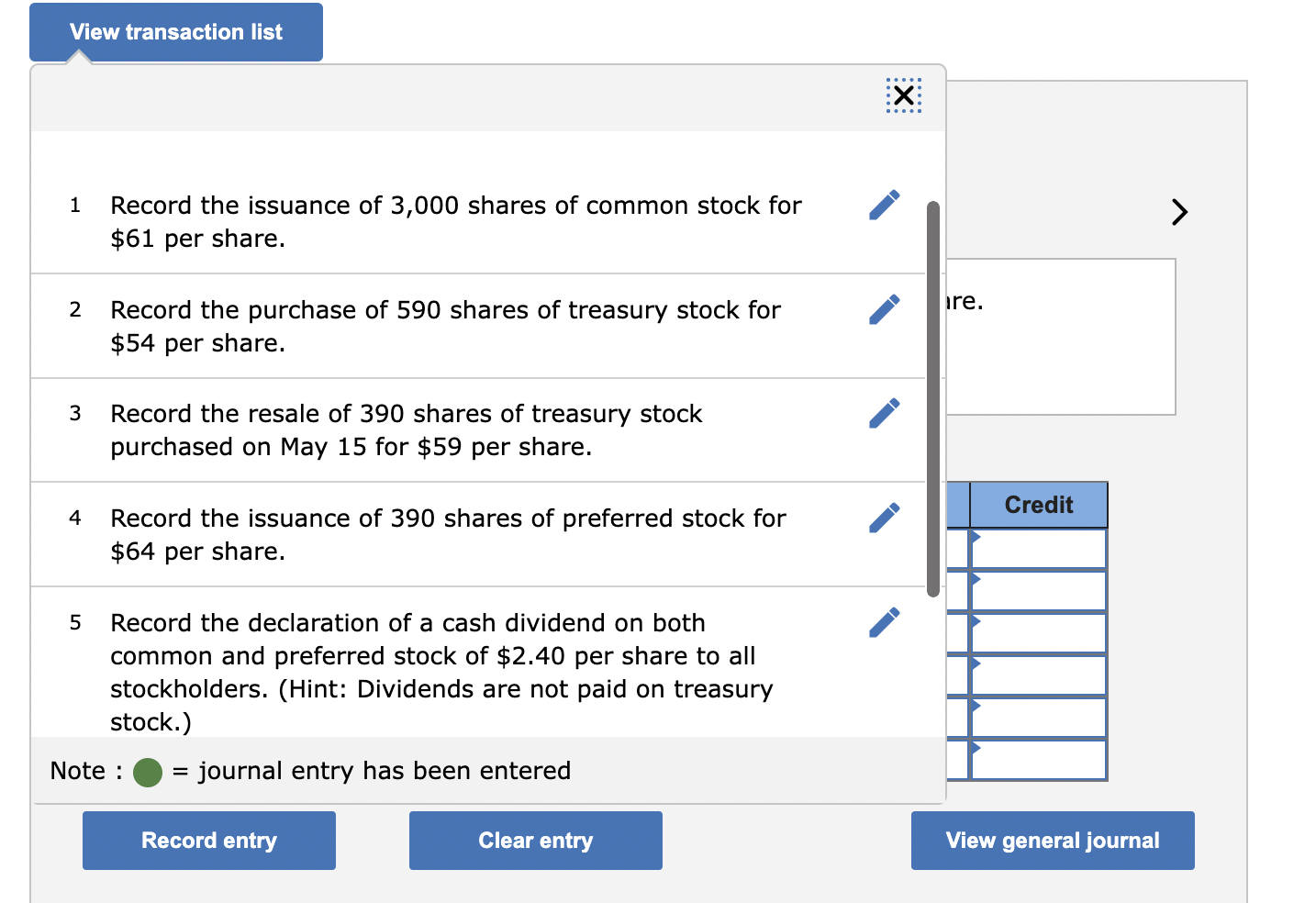Solved 1 Record the issuance of 3,000 shares of common stock | Chegg.com