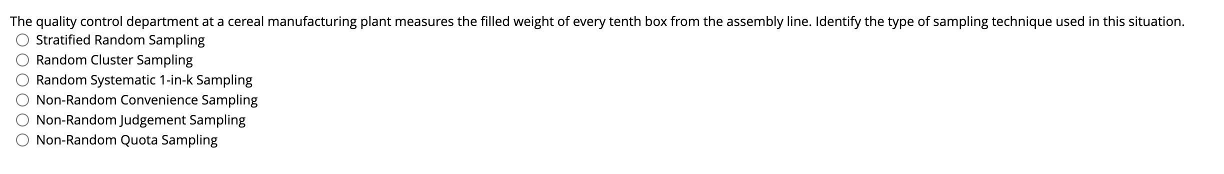 Solved Stratified Random Sampling Random Cluster Sampling | Chegg.com