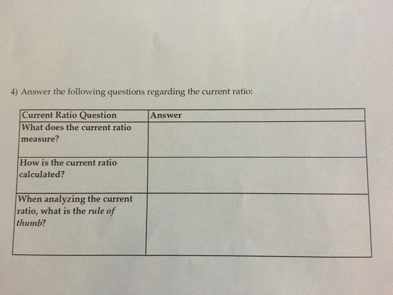 Solved 4) Answer the following questions regarding the | Chegg.com