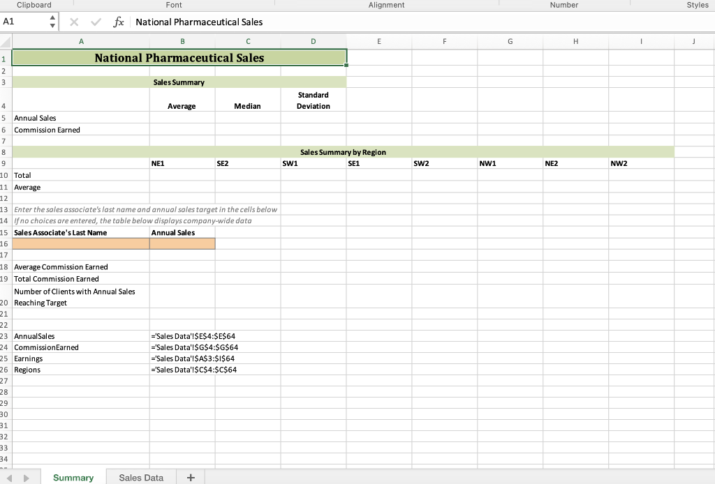 1. Open the start file EX2019-Challenge Yourself-6-3. | Chegg.com