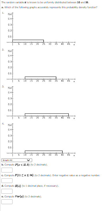 Solved The random variable x is known to be uniformly | Chegg.com