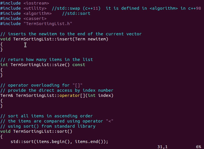 Solved Finish the first three functions | Chegg.com