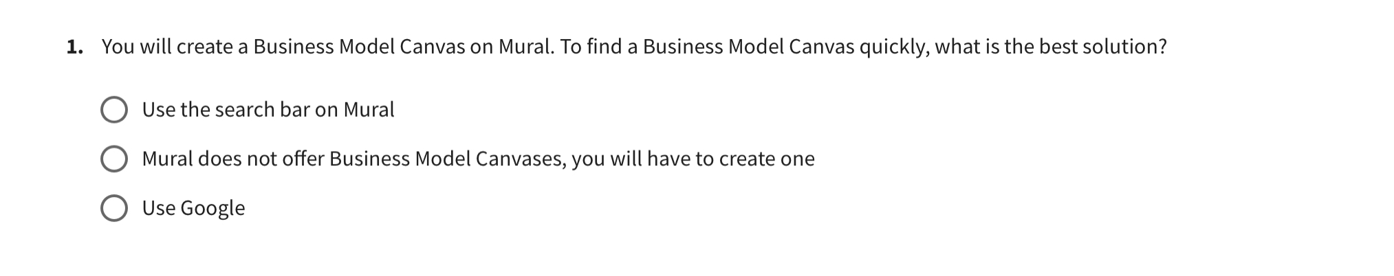 Solved You will create a Business Model Canvas on Mural. To | Chegg.com