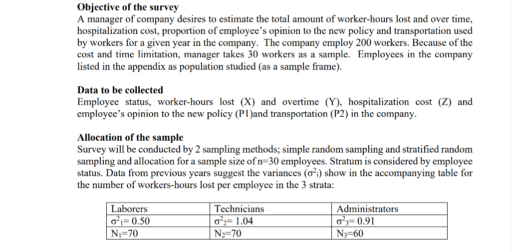 Solved 1. Determine the Neyman allocation (sample size drawn | Chegg.com