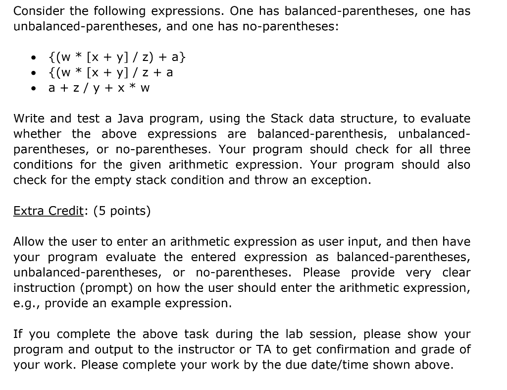 Solved Consider the following expressions. One has | Chegg.com