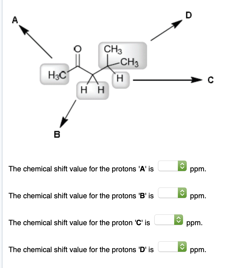 Solved Question 6 Predict the chemical shifts for the | Chegg.com