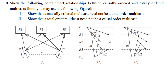 Solved 10. ﻿Show the following containment relationships | Chegg.com