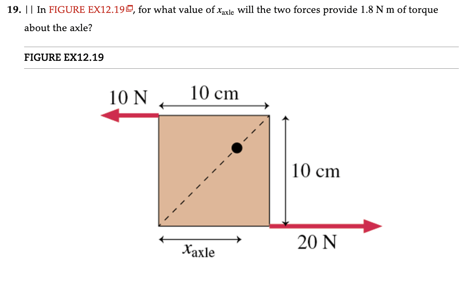 Solved 19. I| In FIGURE EX12.19号, for what value of xaxle | Chegg.com Solved 19. I| In FIGURE EX12.19号, for what value of xaxle | Chegg.com