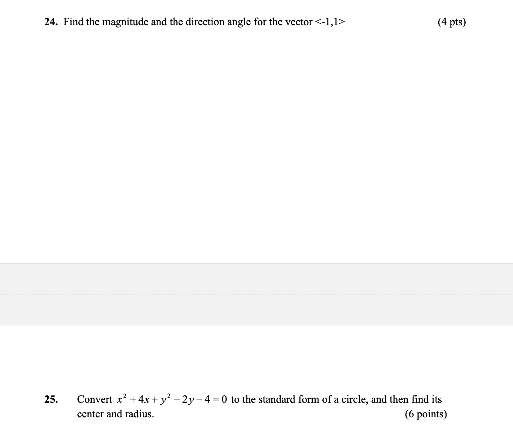 Solved Find the magnitude and the direction angle for the | Chegg.com