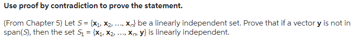 Solved Use proof by contradiction to prove the statement. | Chegg.com