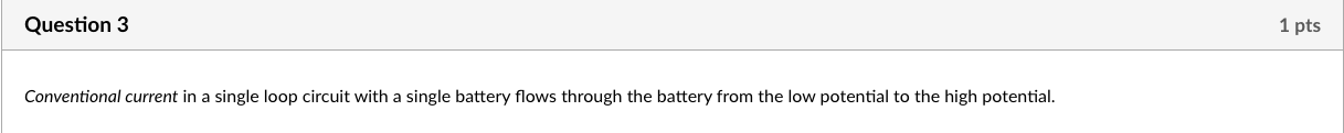 Solved Conventional current in a single loop circuit with a | Chegg.com