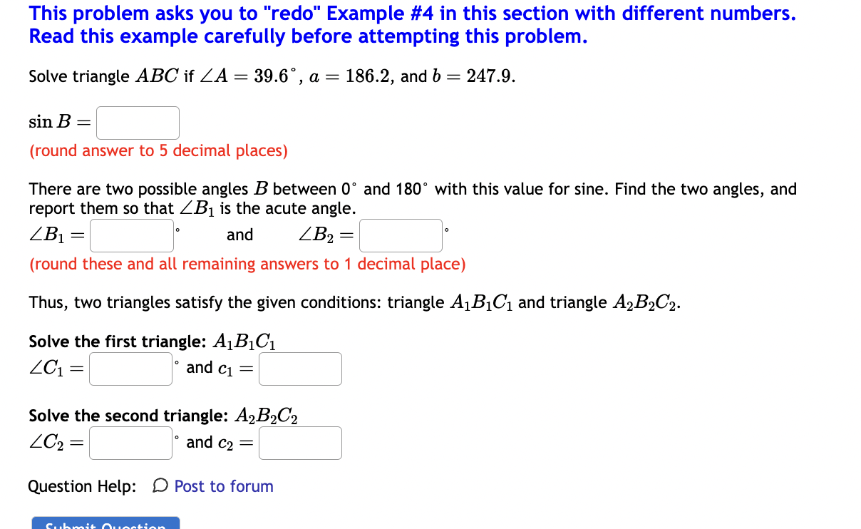 Solved This problem asks you to "redo" Example \#4 in this | Chegg.com