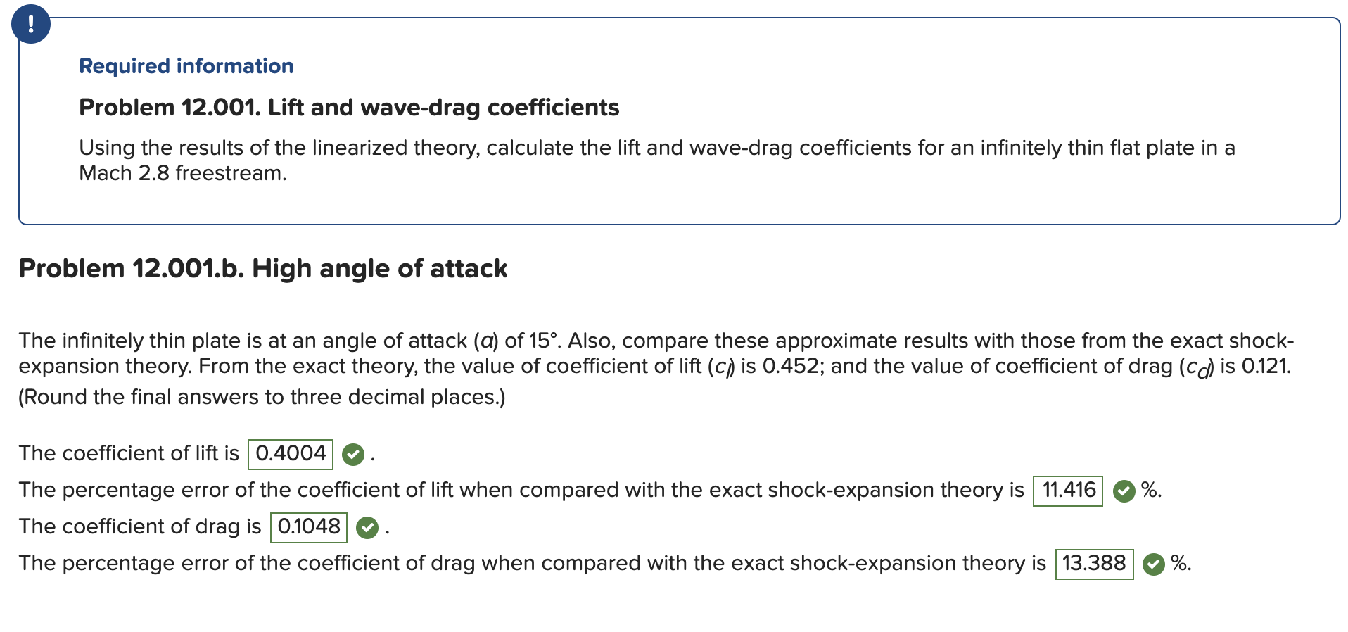 Solved After comparing the approximate results from the | Chegg.com