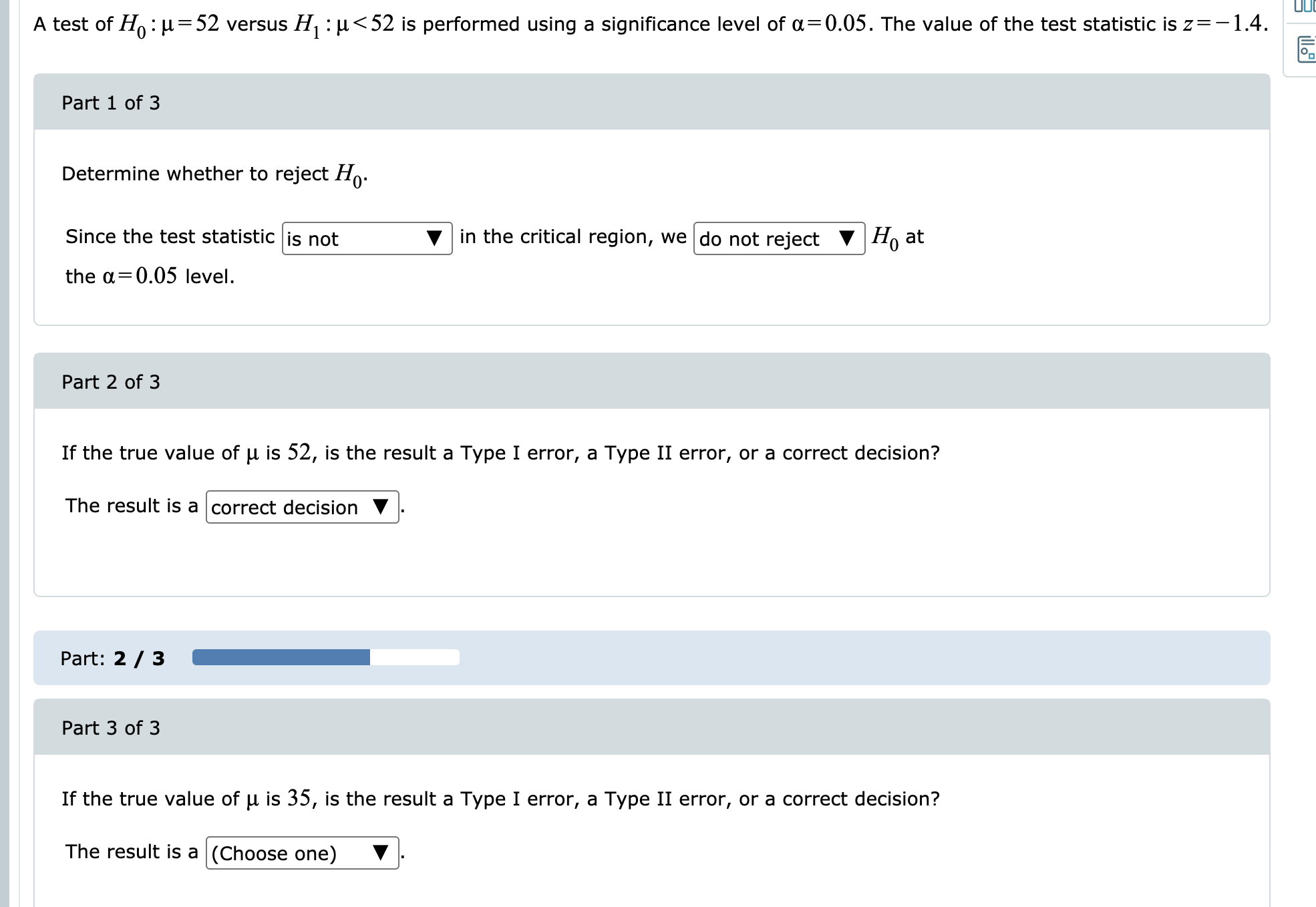 Solved For part 3, If the true value value is 35, is it a | Chegg.com