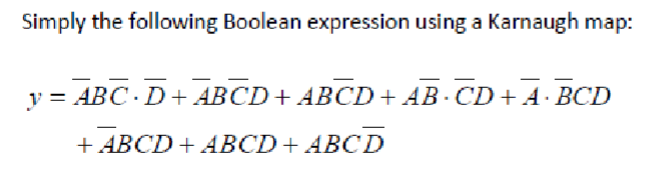 Solved Simply the following Boolean expression using a | Chegg.com