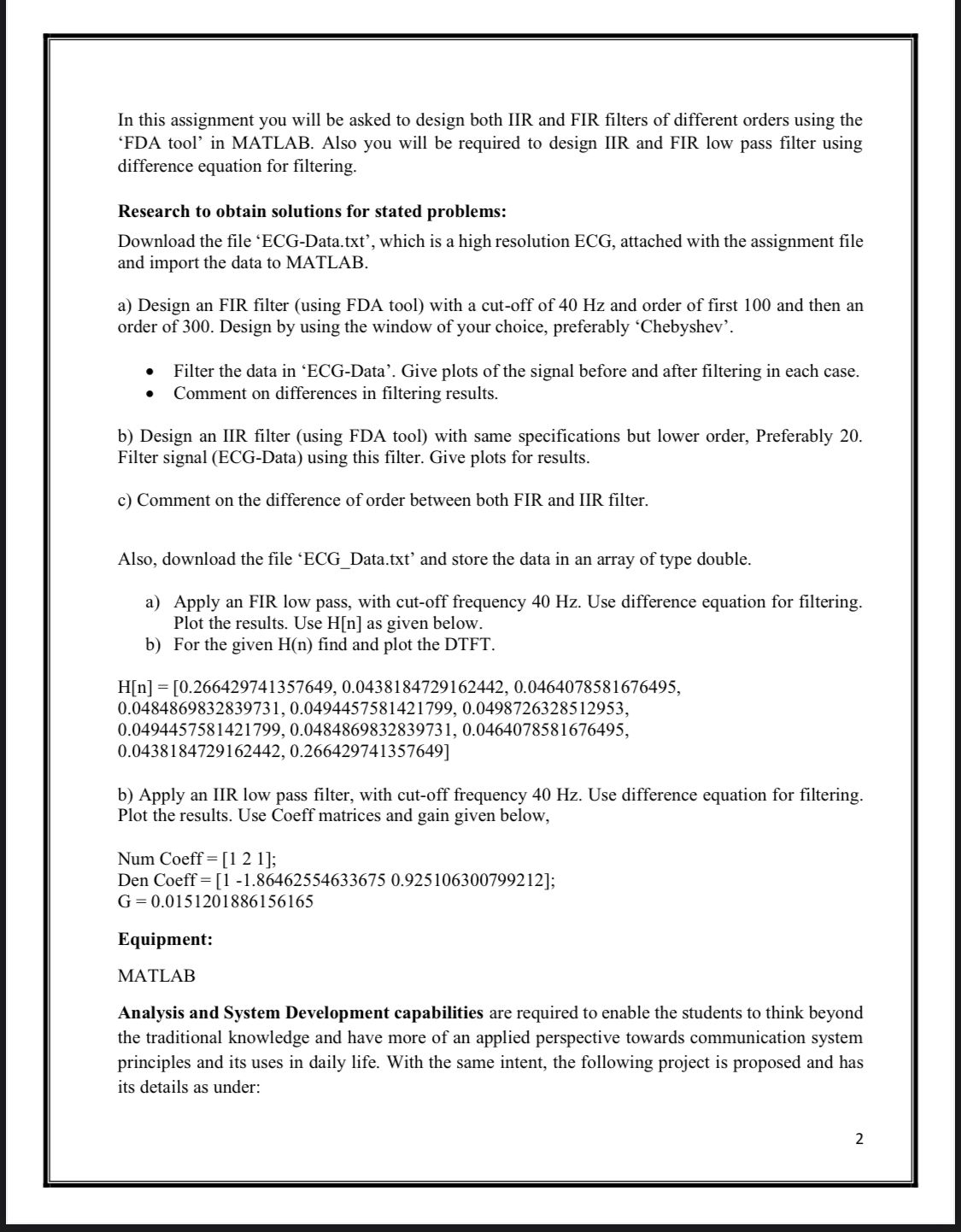 Solved In this assignment you will be asked to design both | Chegg.com