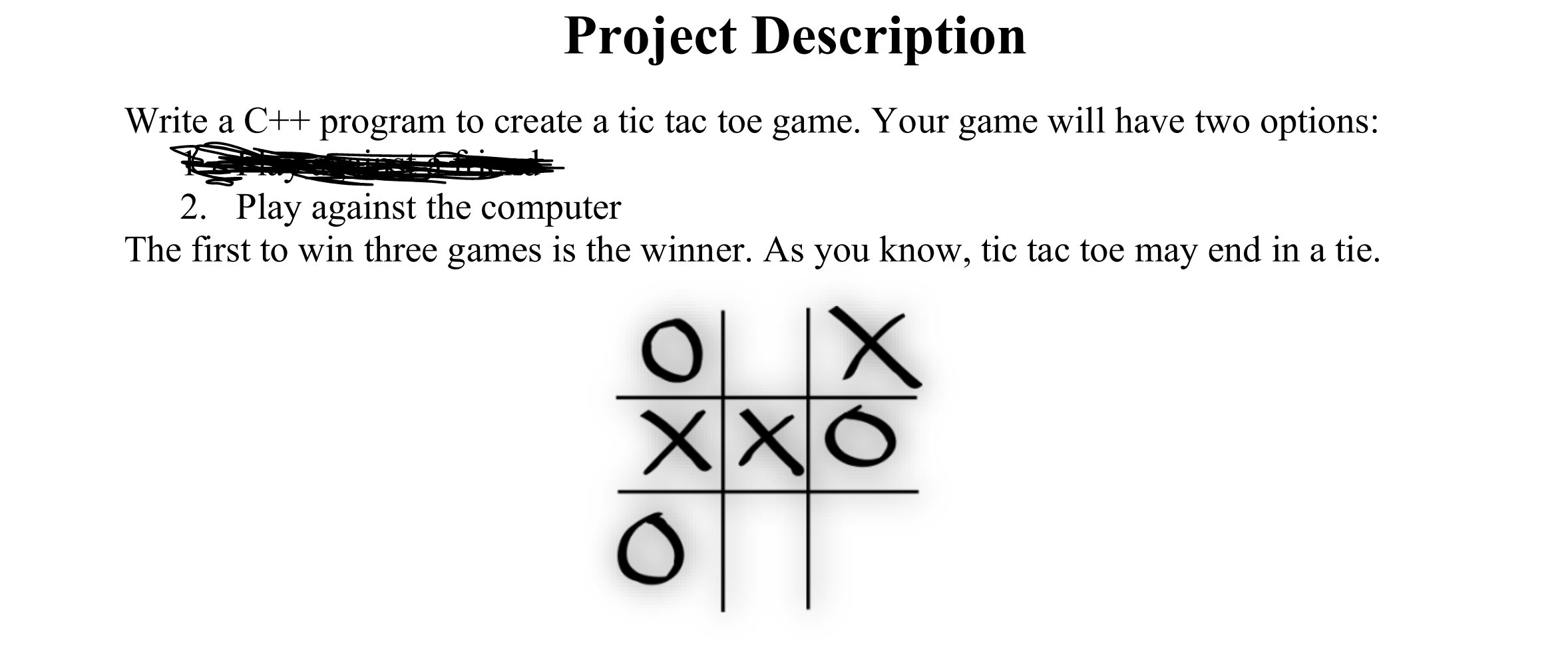 Solved Project Description Write A C Program To Create A 
