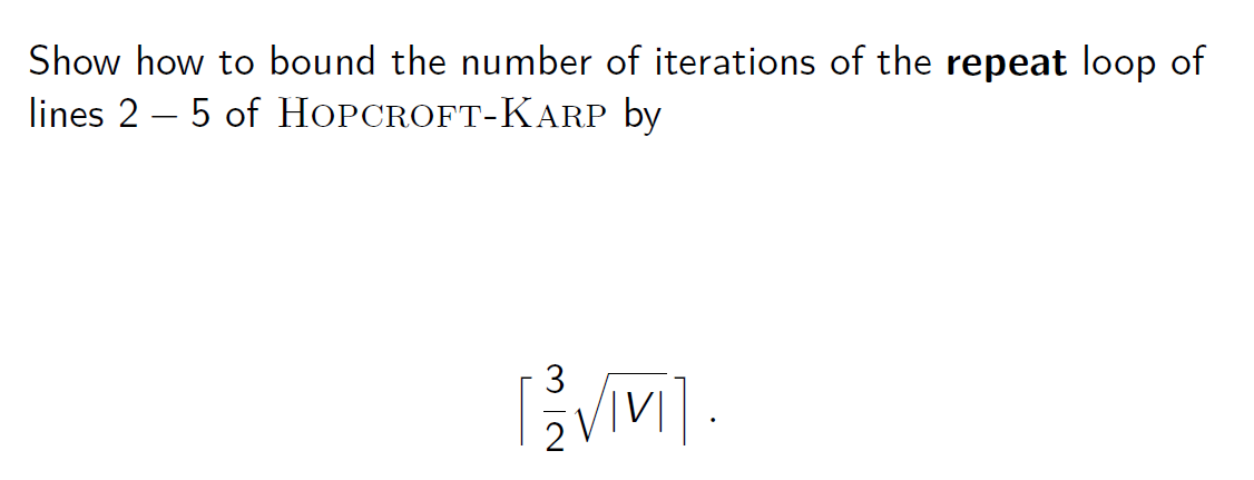 Solved Show how to bound the number of iterations of the | Chegg.com
