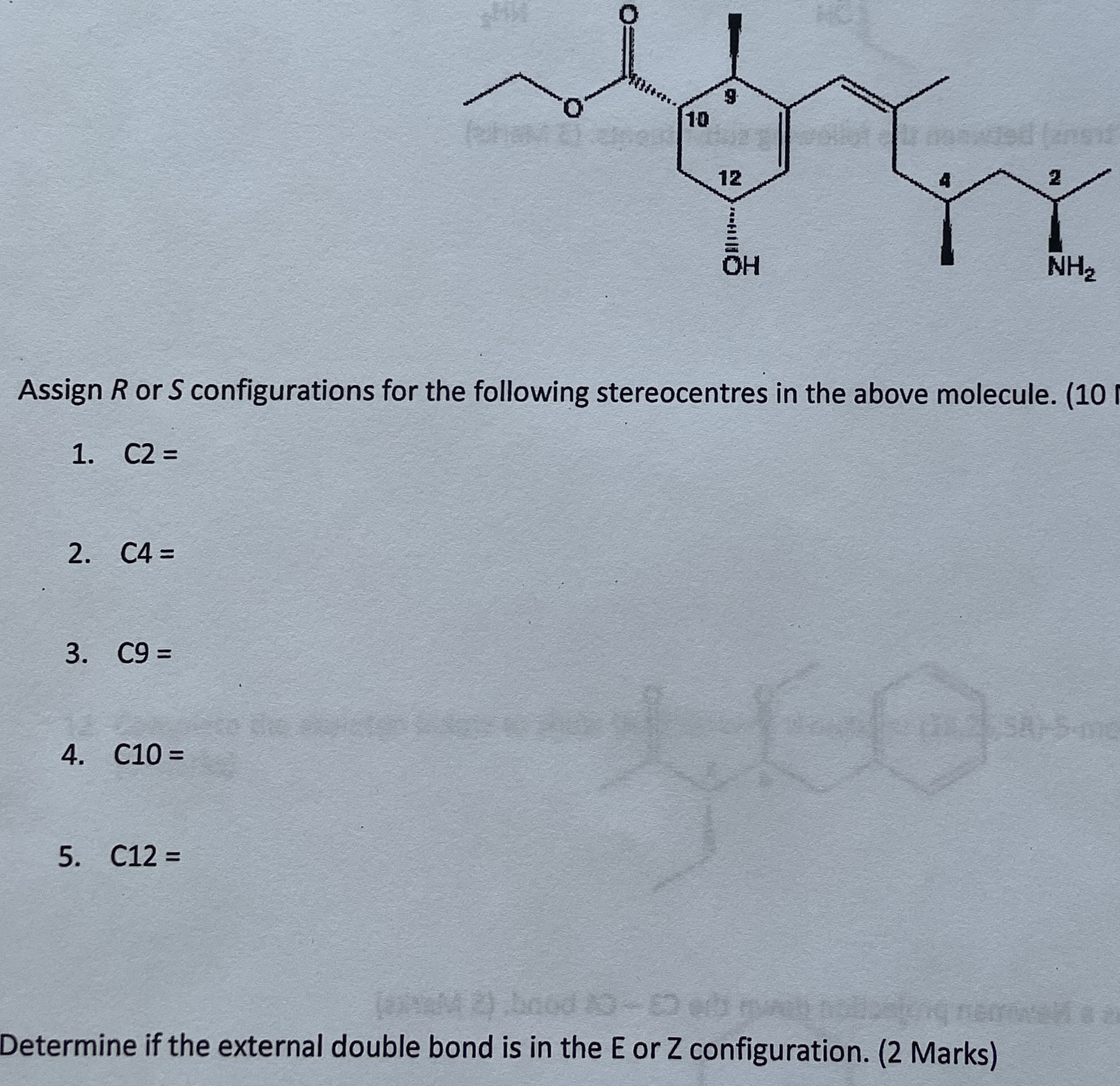 Solved Assign R or S configurations for the following | Chegg.com