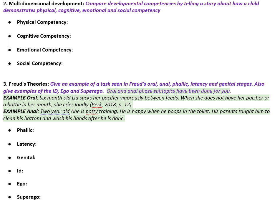 Solved 2. Multidimensional development: Compare | Chegg.com