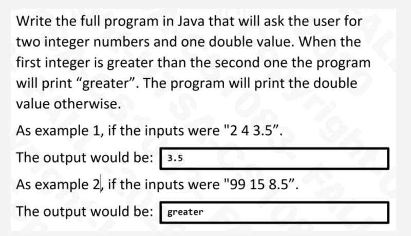 Solved I'm confused on why my program doesn't work or give | Chegg.com