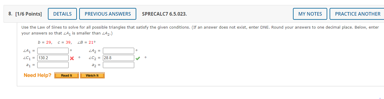 Solved 10. [-16 Points] DETAILS SPRECALC7 6.5.027. MY NOTES | Chegg.com