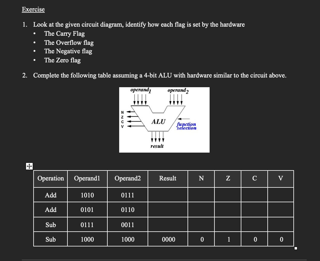 Exercise 1 Look At The Given Circuit Diagram 