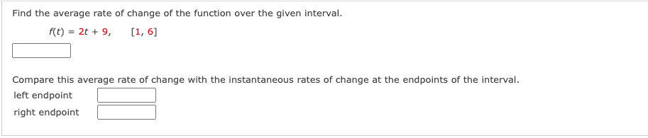 Solved Find the average rate of change of the function over | Chegg.com