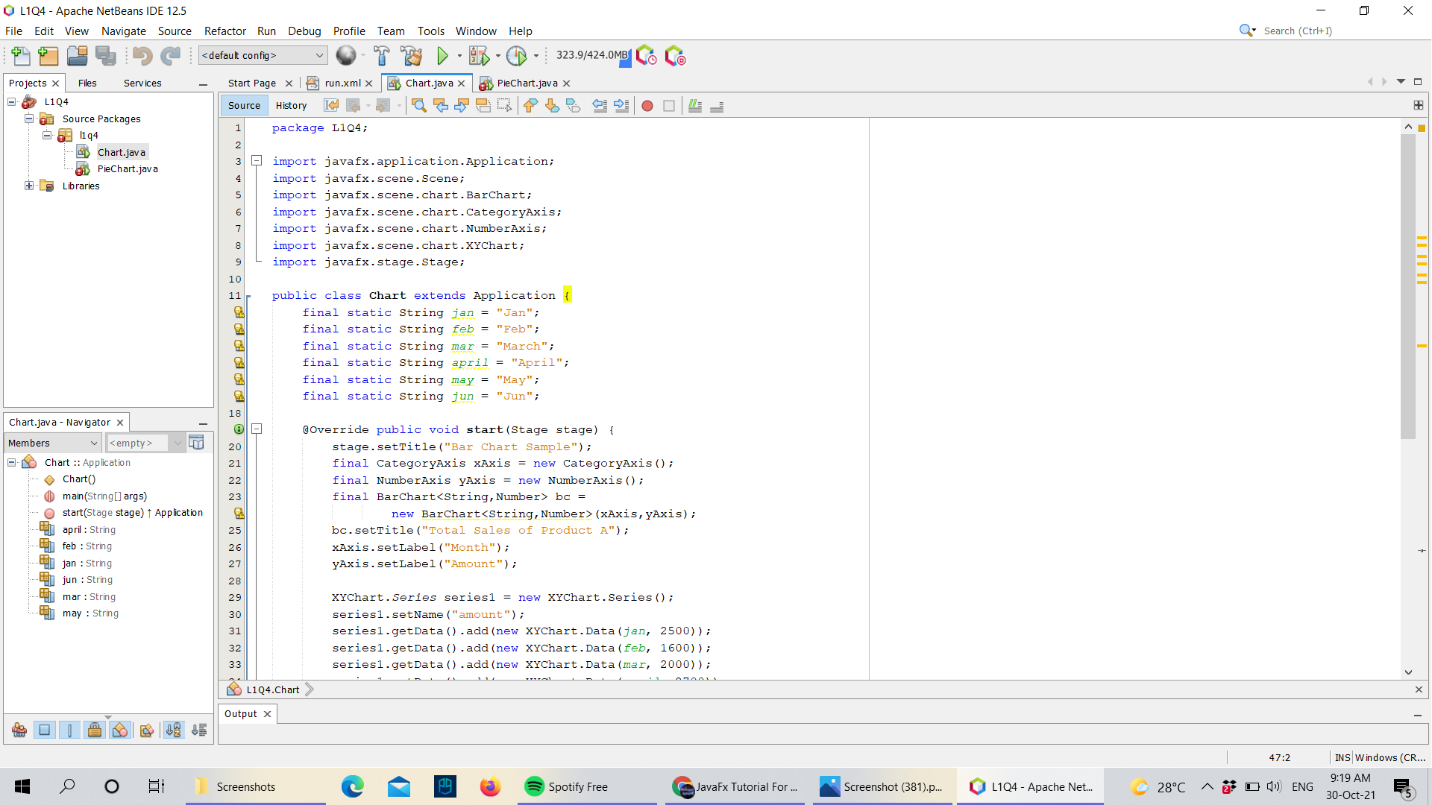 Solved Question: Create a new project named L1Q4. The | Chegg.com