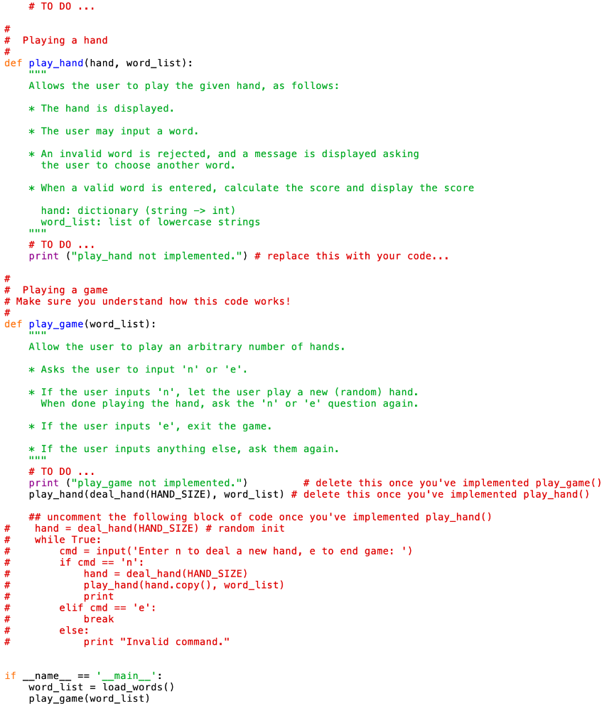 Solved # Word Game # Name: # # import random import string | Chegg.com