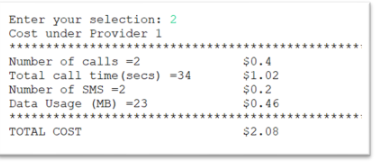 When the user selects the Display Cost Under Provider | Chegg.com