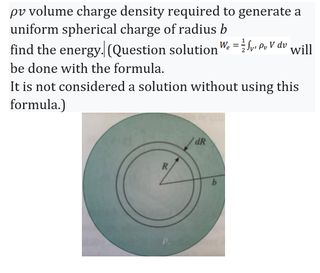 Solved ρv volume charge density required to generate a | Chegg.com