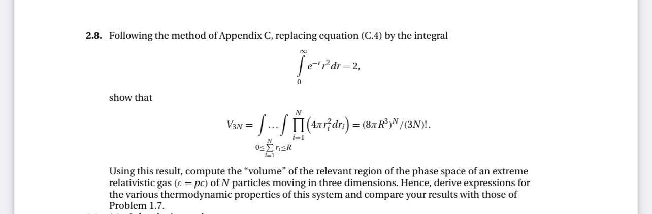 Solved 2.8. Following the method of Appendix C, replacing | Chegg.com