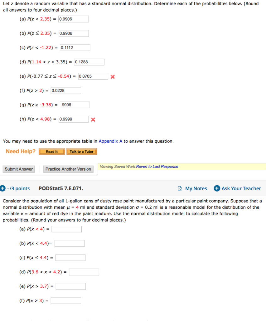Solved Let z denote a random variable that has a standard | Chegg.com