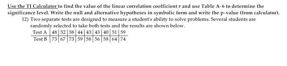Solved Use the TI Calculator to find the value of the linear | Chegg.com