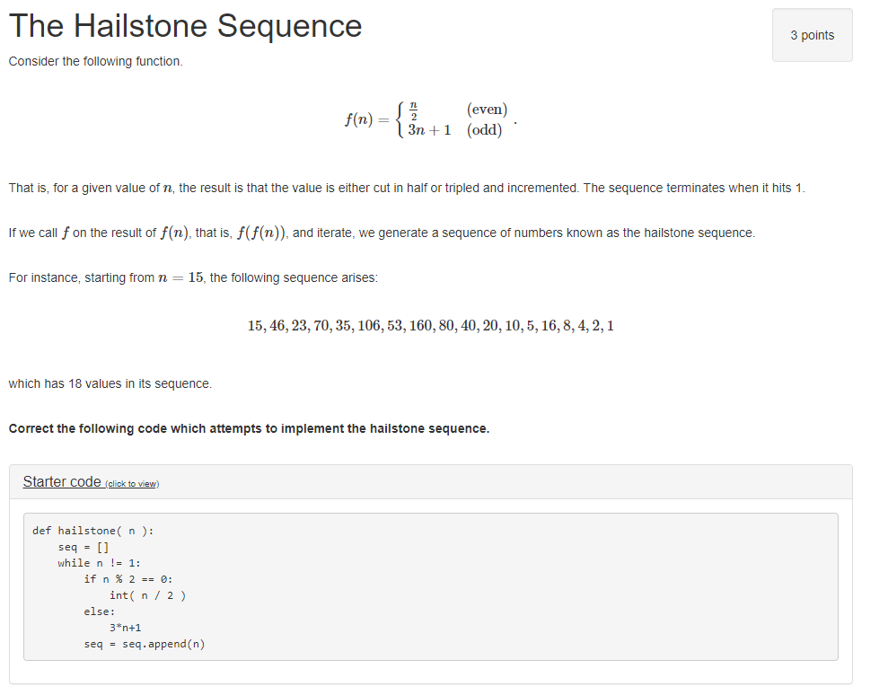 Solved PLEASE ANSWER IN PYTHON, HERE IS THE STARTER | Chegg.com Solved PLEASE ANSWER IN PYTHON, HERE IS THE STARTER | Chegg.com